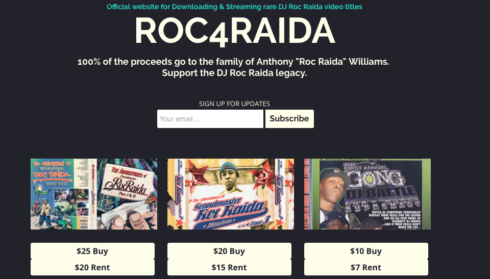 IN HONOR OF ROC RAIDA’S 8 YR ANNIVERSARY, “ROC4RAIDA” HAS LAUNCHED ...